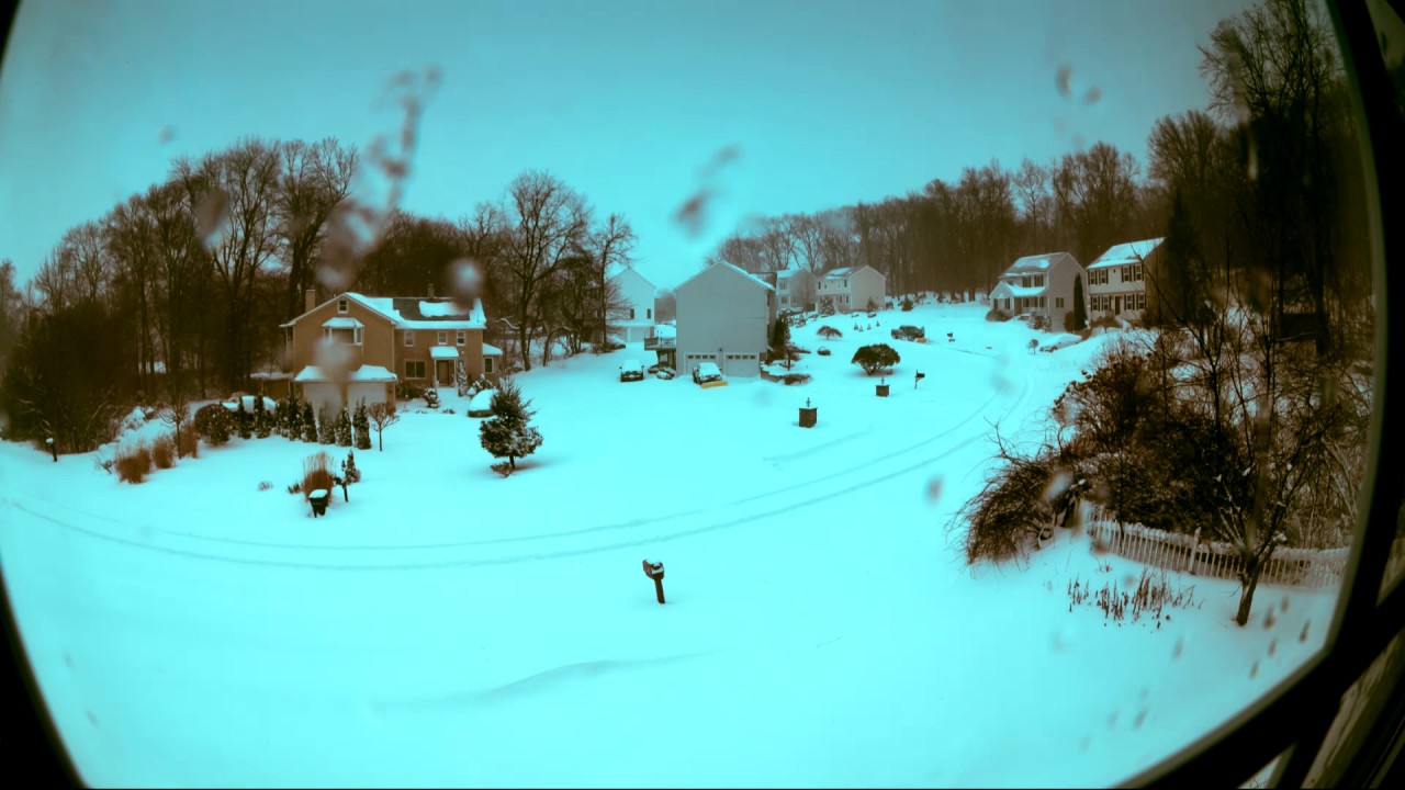 Blizzard Time Lapse for Thursday, February 9, 2017 in Connecticut [HD ...