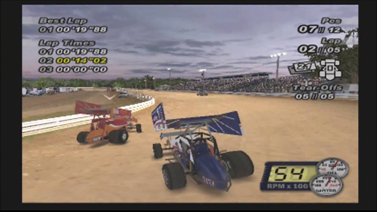 World of Outlaws Sprint Cars 2002 (PS2) - Career Mode EP02 "What Am I ...