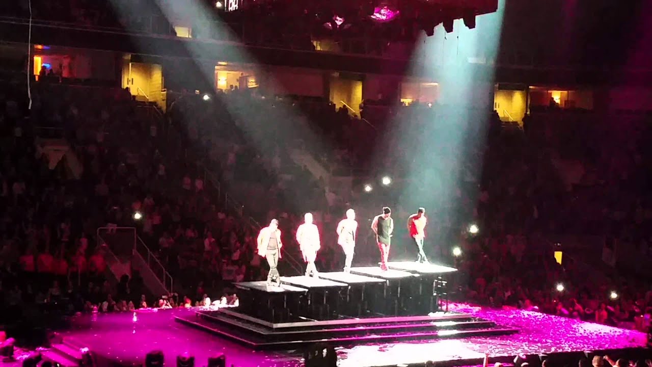 NKOTB *Step By Step* San Jose SAP Center 2015 - YouTube
