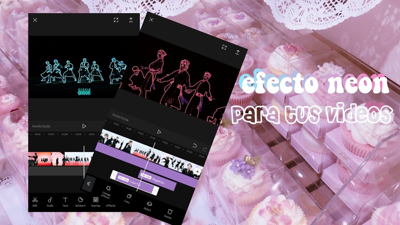 efecto neon para tus videos♡ ˚.*ೃ - YouTube
