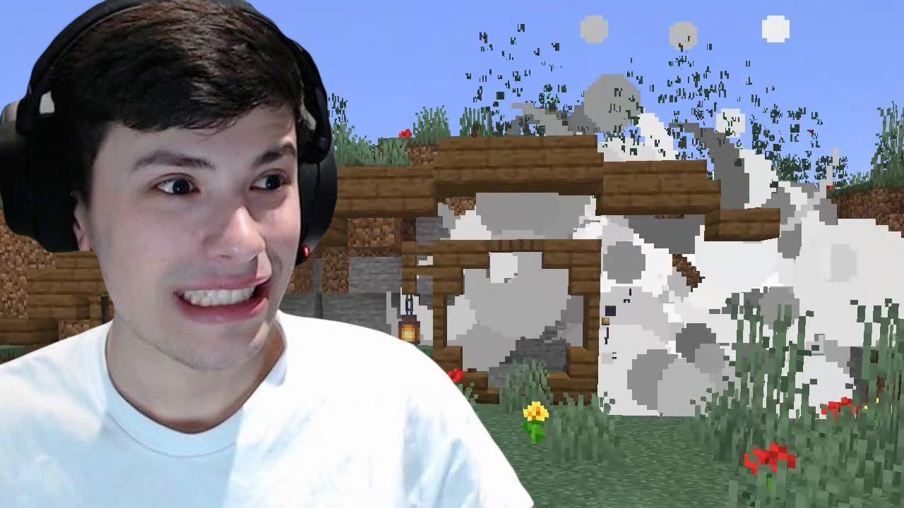 I Blew Up GeorgeNotFound's House On The Dream SMP - YouTube