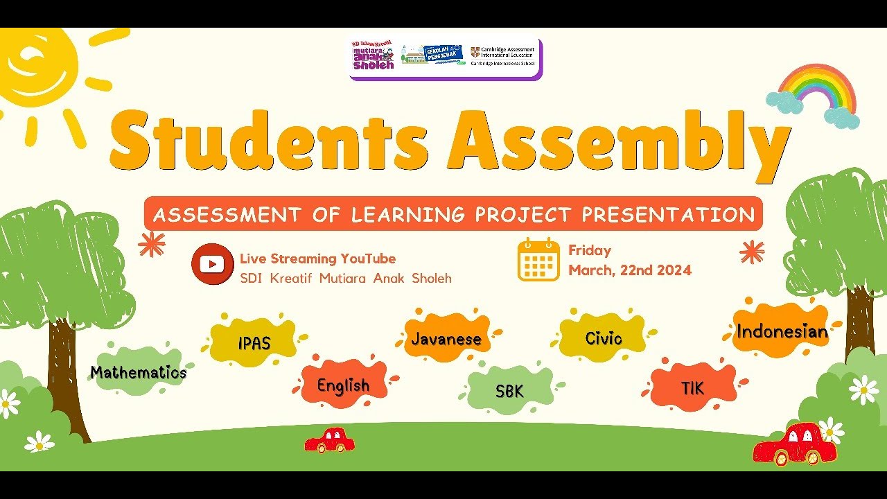 STUDENTS ASSEMBLY SECOND GRADE - YouTube