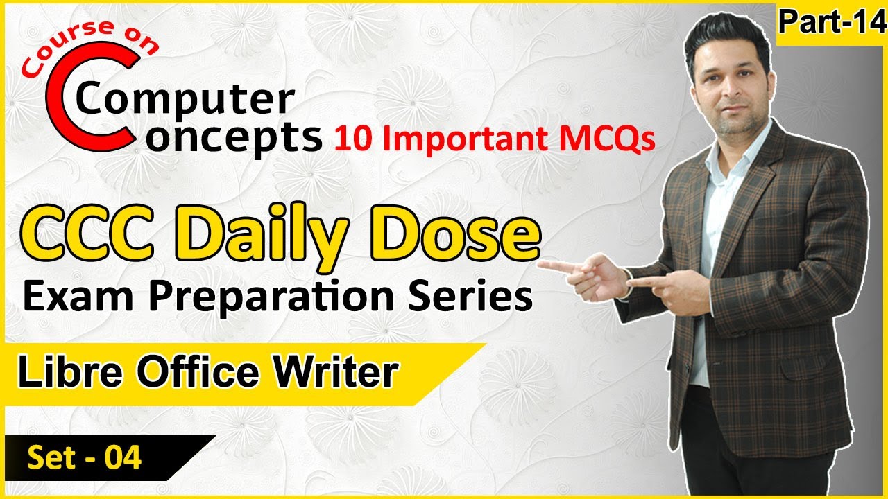 LibreOffice writer | CCC Most Important Questions | Part-14 - YouTube
