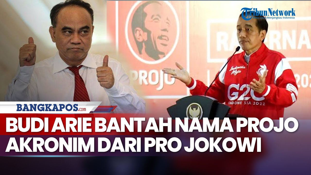 Budi Arie Bantah Nama Projo Akronim dari Pro Jokowi - YouTube