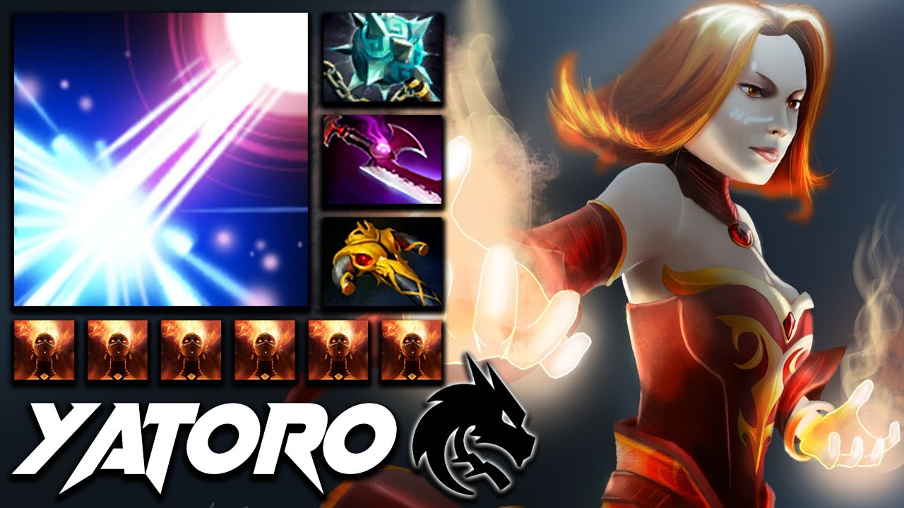 Yatoro Lina Fire Slayer - Dota 2 Pro Gameplay [Watch & Learn] - YouTube