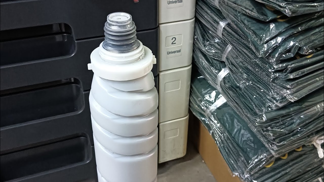 Konica Minolta Bizhub 501 toner refilling - YouTube
