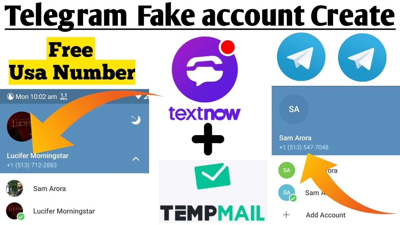 Telegram Fake Account Kaise Banaye ? Telegram Usa Number | Telegram ...