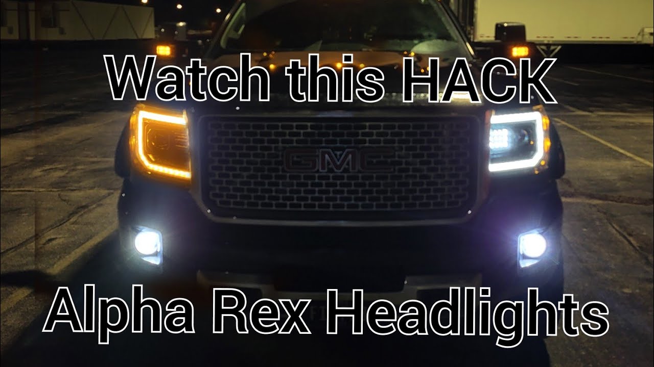 Alpha Rex Luxx Headlights Watch this "HACK" before install/purchase ...