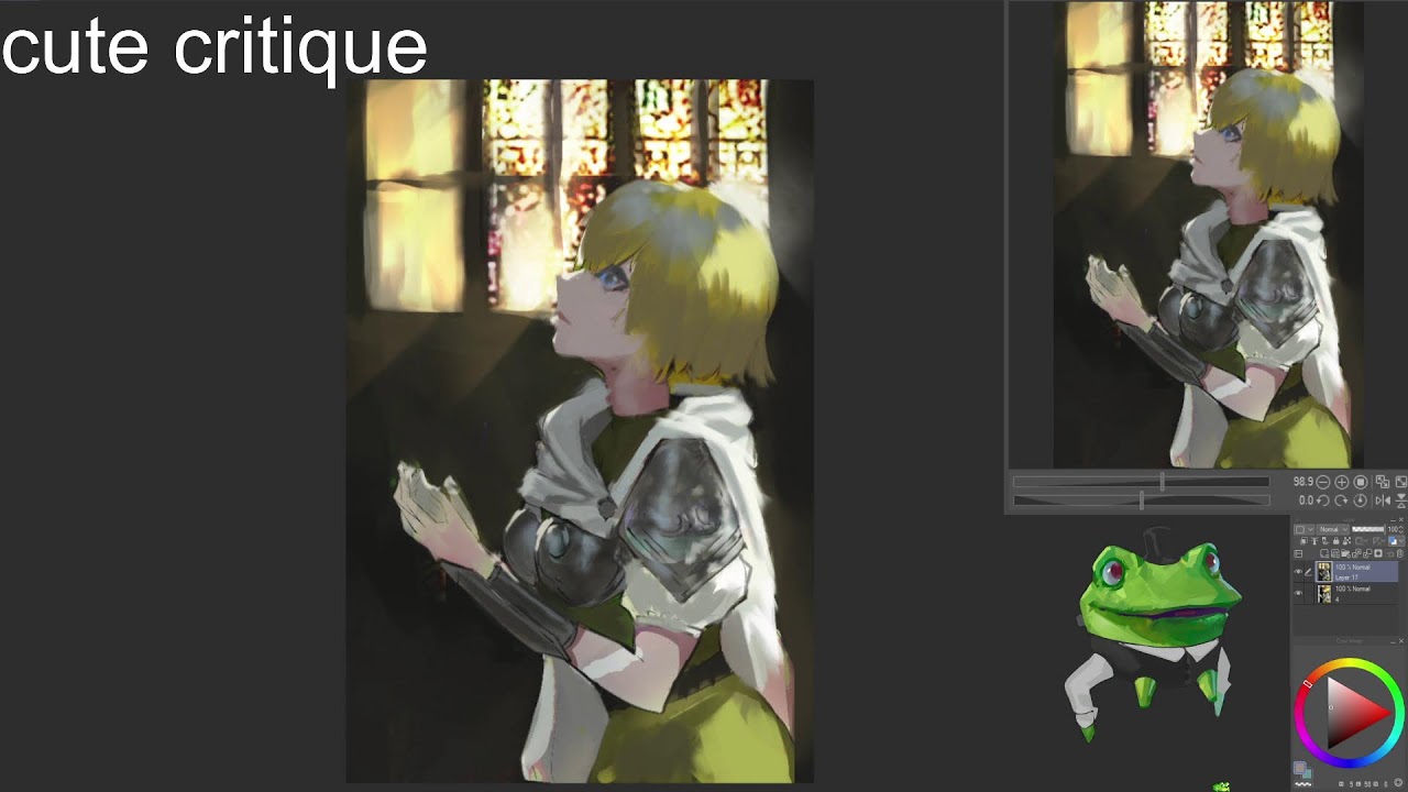 DIGITAL ART STREAM. Character commission - YouTube