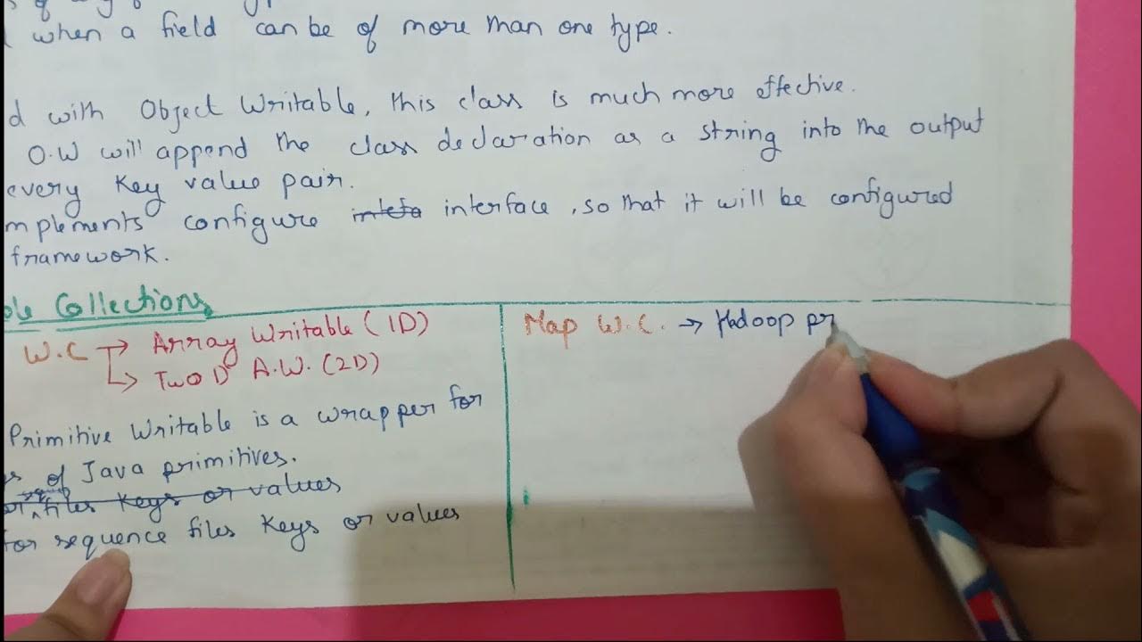 Writable Collections | Array Writable | Map Writable | Big Data Analytics in HINDI - YouTube
