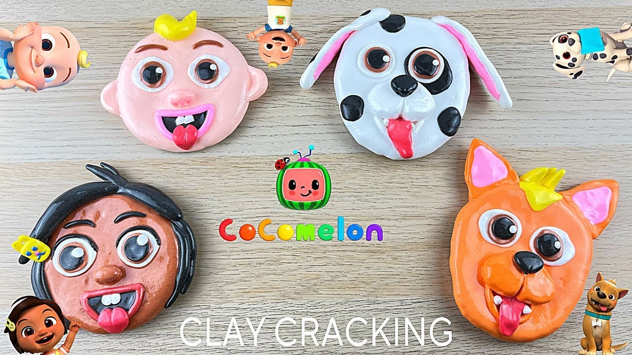CoComelon Clay Cracking ASMR Collection 4 - YouTube