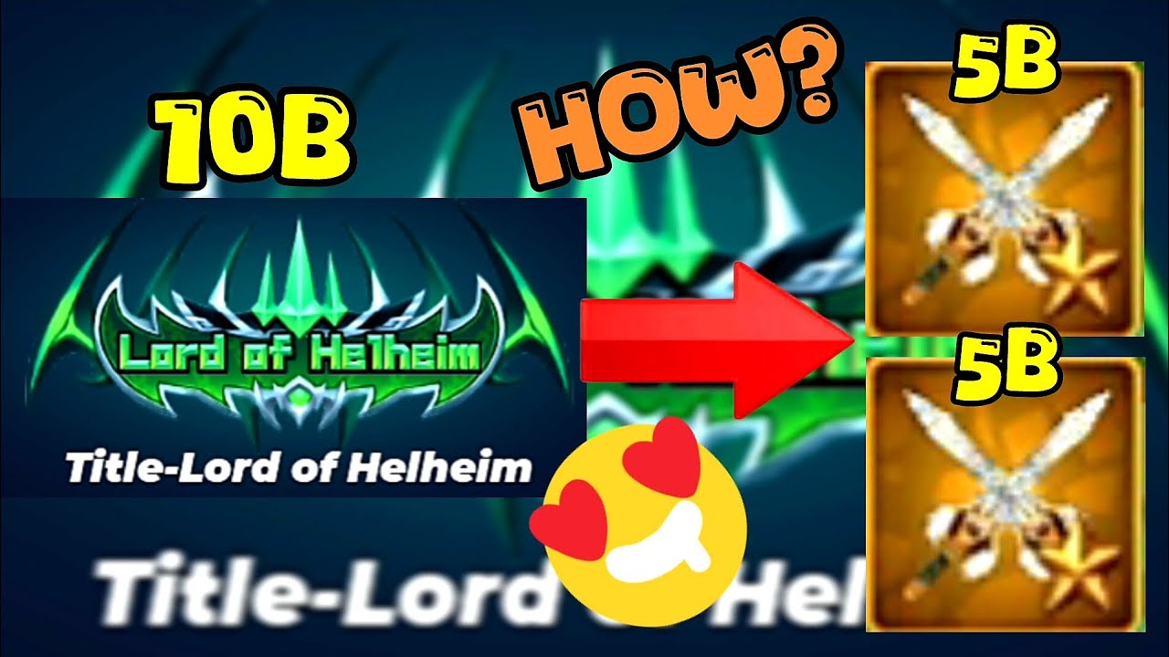 How to get 2 Valkyrie's Sword for Helhium Title | skyblock | blockman ...