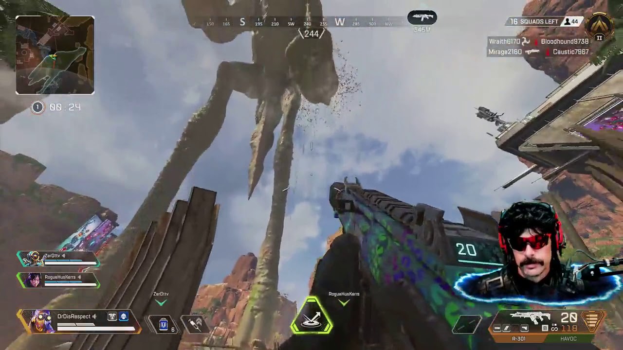 Apex Legends - Doc tickling dinosaur toes (Drdisrespect) - YouTube
