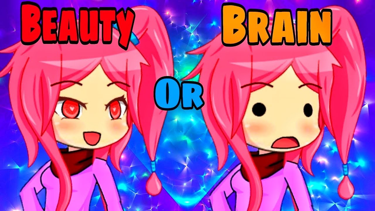Beauty and Brain contest | GLMM - Gacha Life Mini Movie | Funny ...
