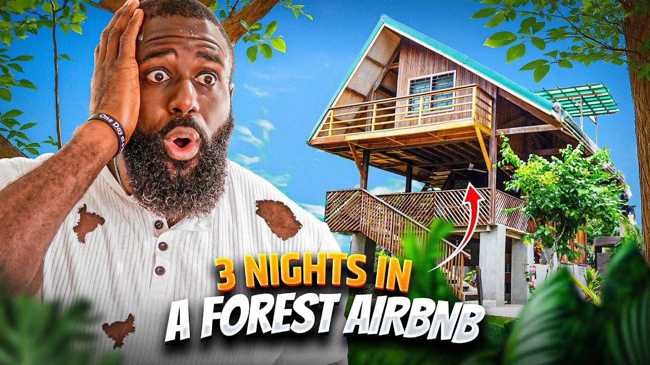 3 Nights In a Forest Airbnb - YouTube