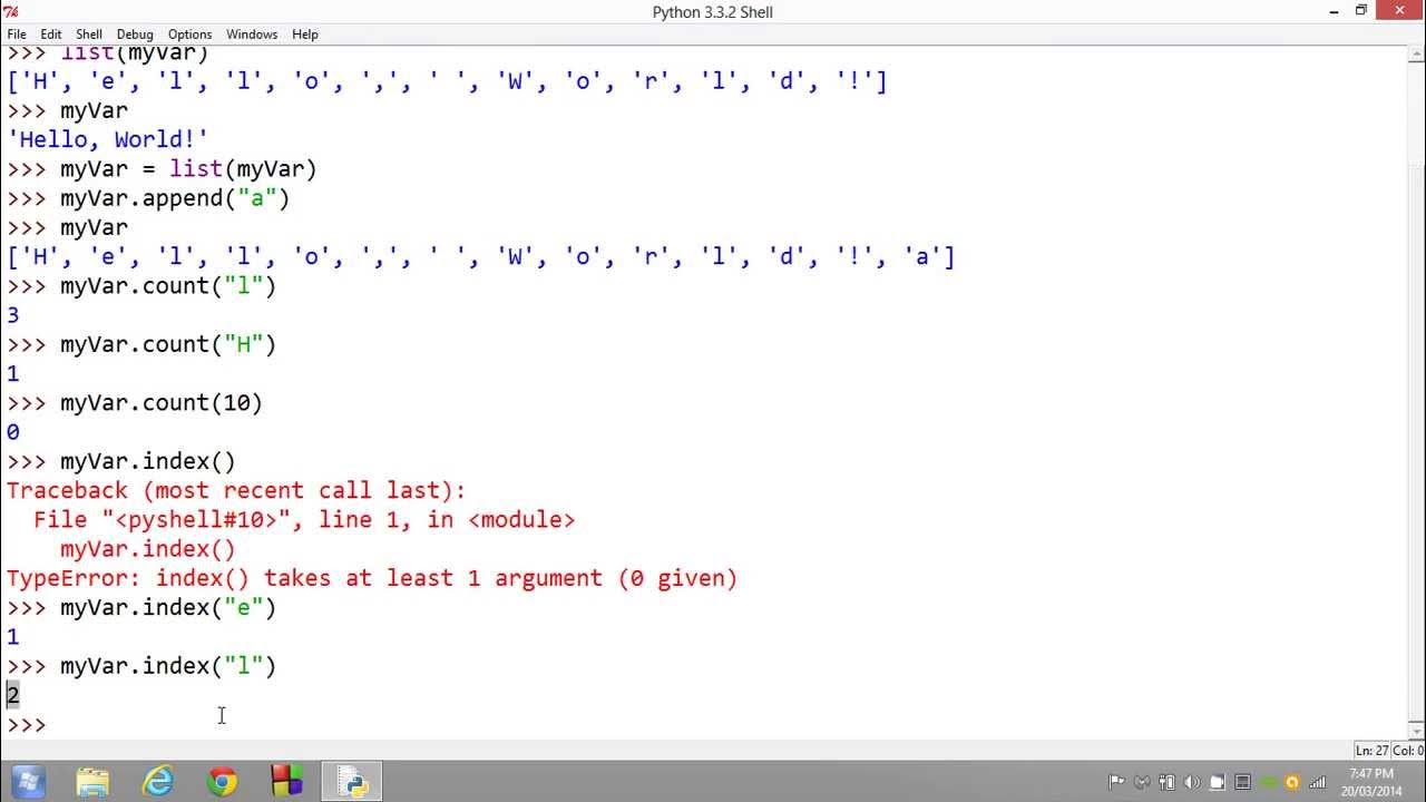 Python Tutorial 13 - List Functions - YouTube