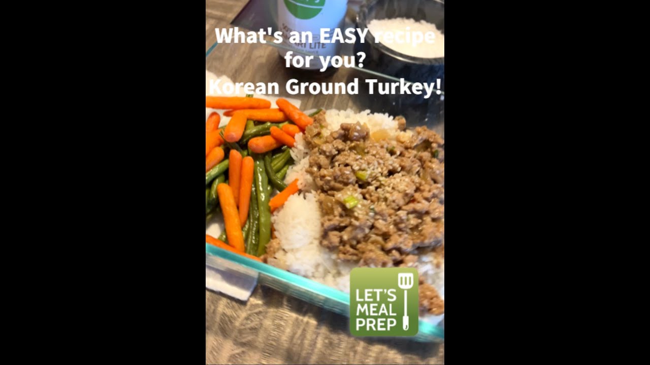 EASY RECIPES for you! Korean Turkey Bowl! - YouTube
