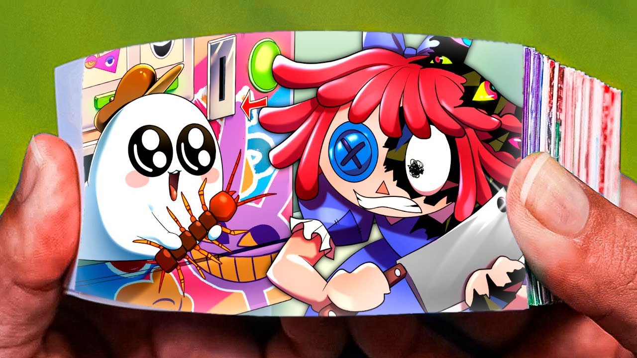 RAGATHA Flipbook Animation | The Amazing Digital Circus Cartoon - YouTube