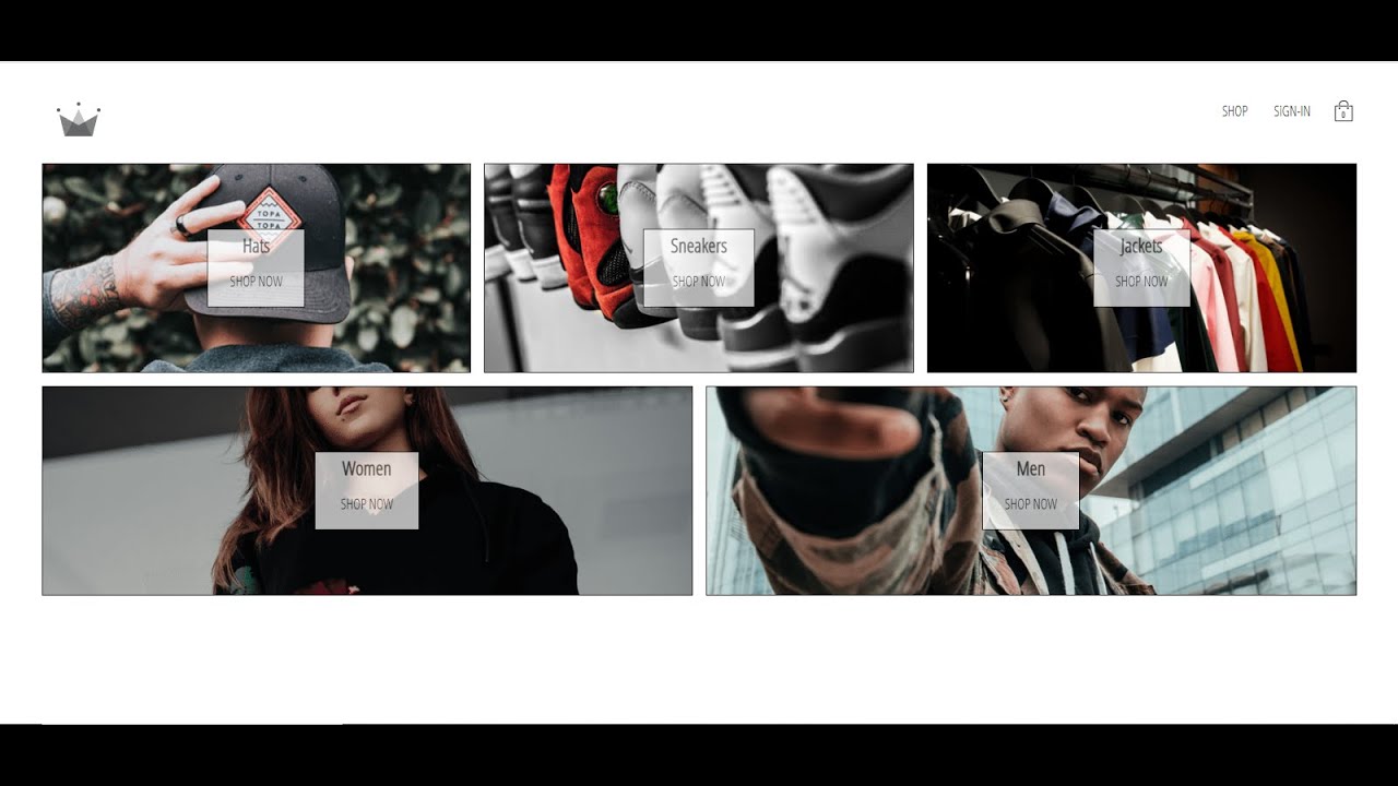 Laravel, React Ecommerce Website - YouTube