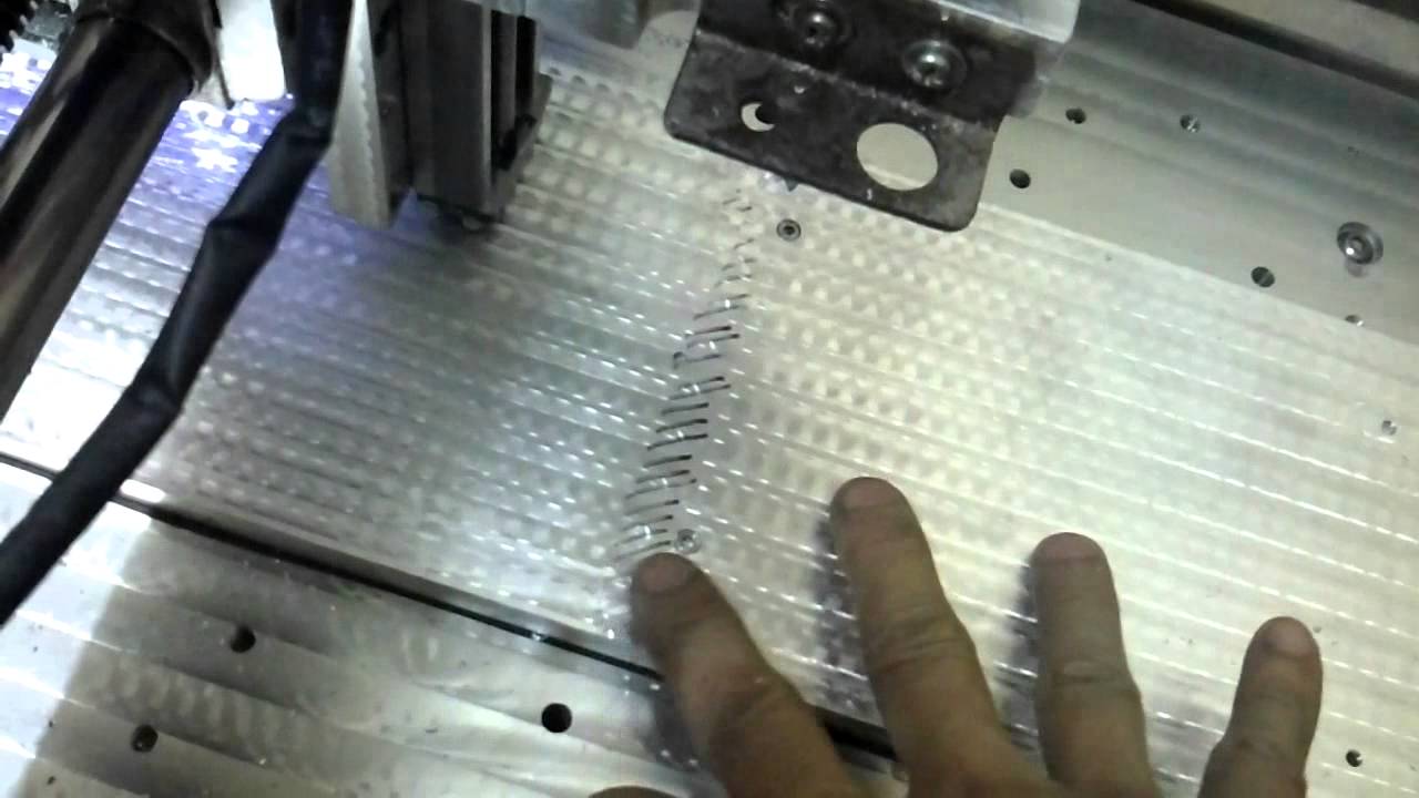 THK linear actuator as auxillary Z-axis 2/2- 4 (High-Z CNC-STEP) - YouTube