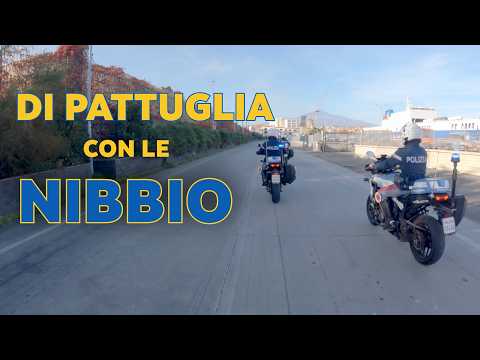 Fine turno mai  - In moto con le Nibbio della Polizia di Stato a Catania