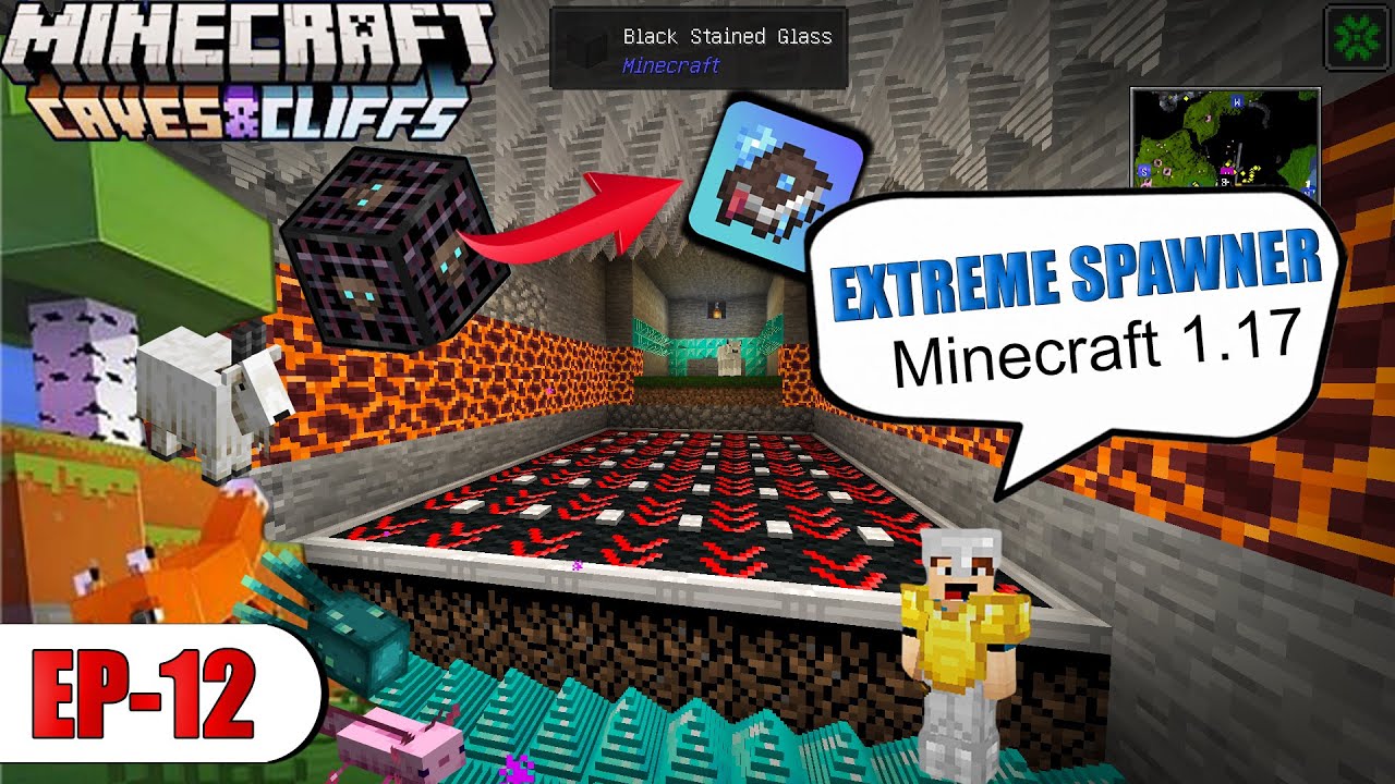 EXTREME SPAWNER (unlimited EXP) minecraft 1.17 हिंदी 4x4gaming Ep-12 ...
