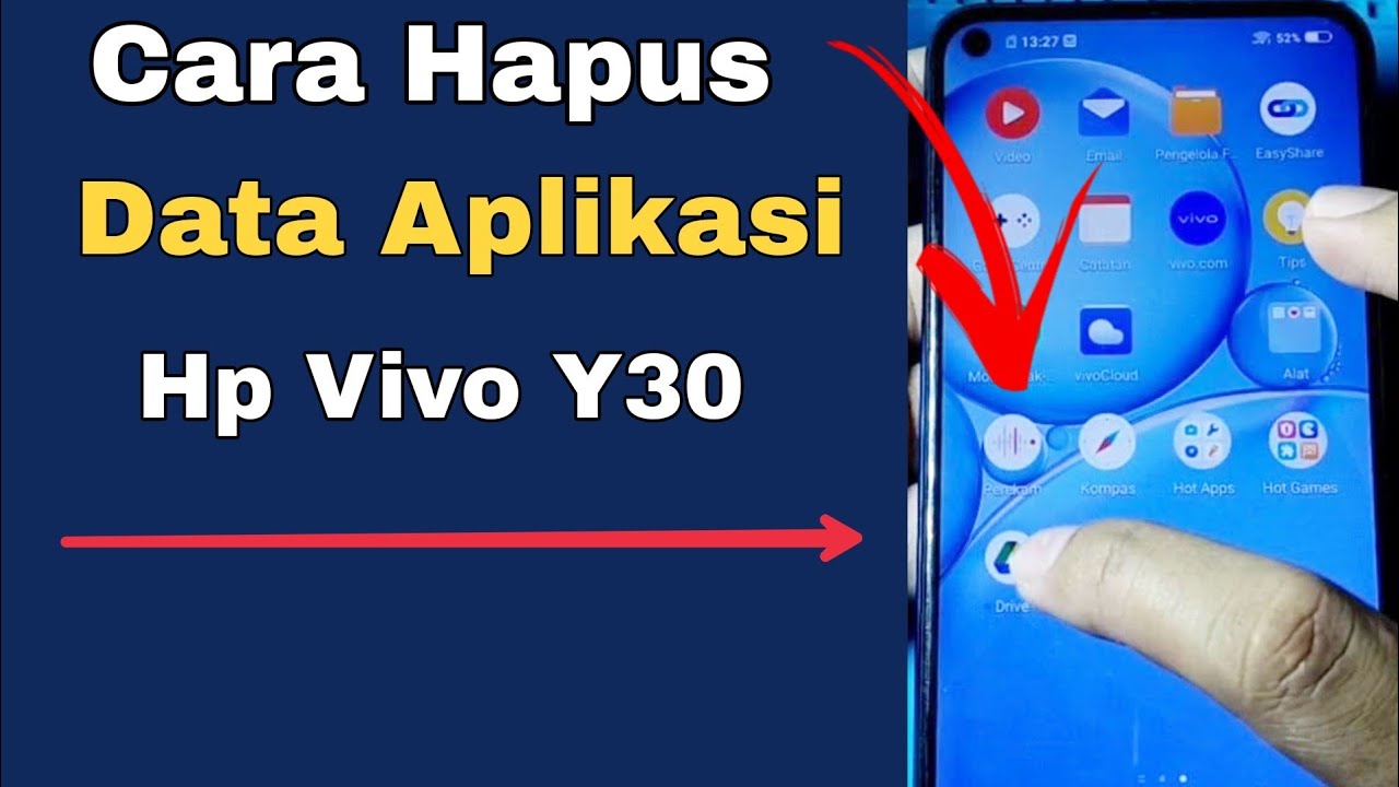 CARA HAPUS DATA APLIKASI HP VIVO Y30 - YouTube