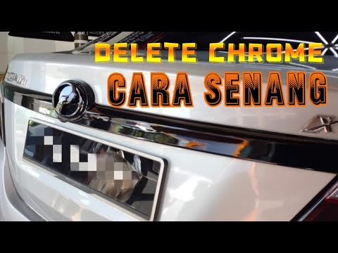 Tutorial Full - HOW TO CHROME DELETE YOUR CAR TRIM -EZ CHROME - YouTube