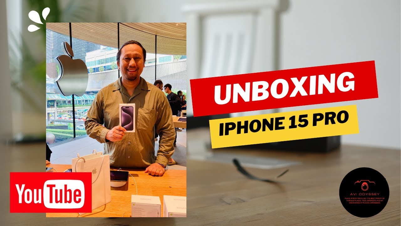 Unboxing iPhone 15 Pro 256GB, 2023 | Central World, Bangkok | Apple ...
