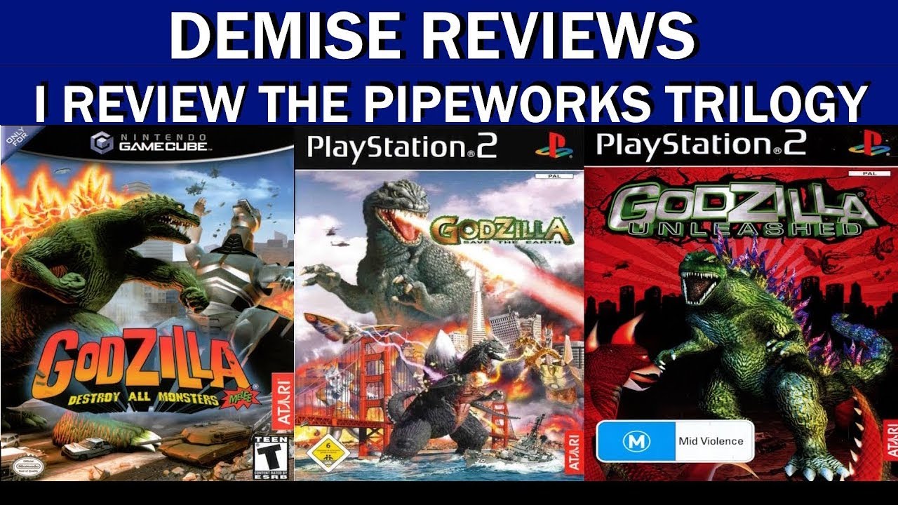 I Review The Pipeworks Godzilla Trilogy of Games - YouTube