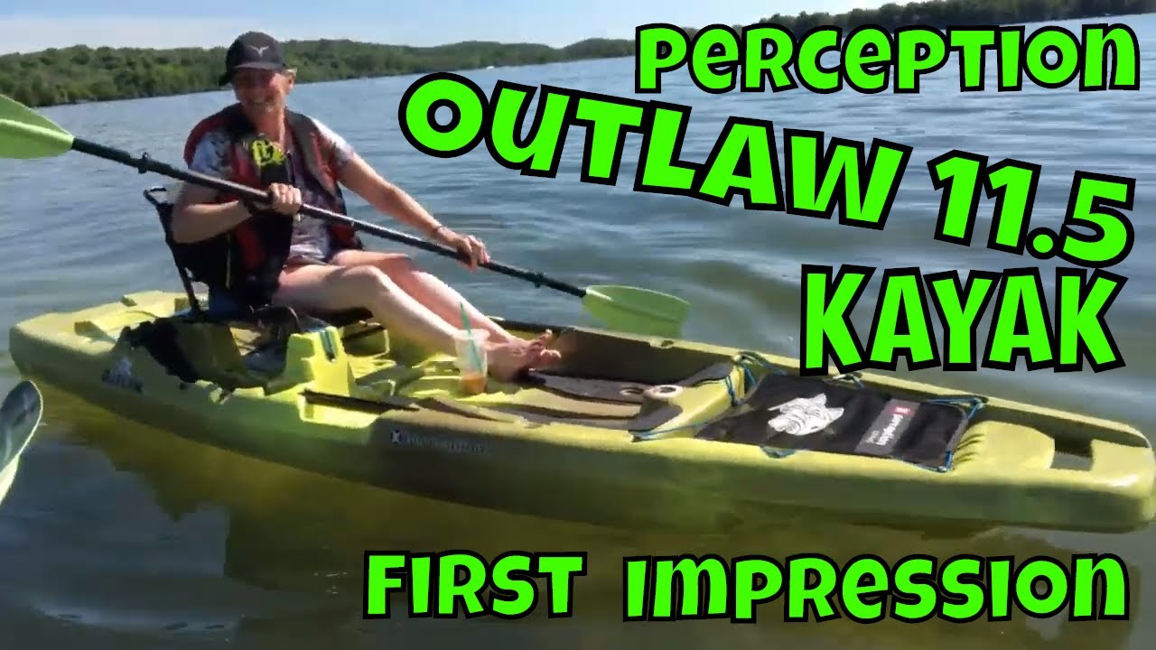 Perception Outlaw kayaks first impression - YouTube