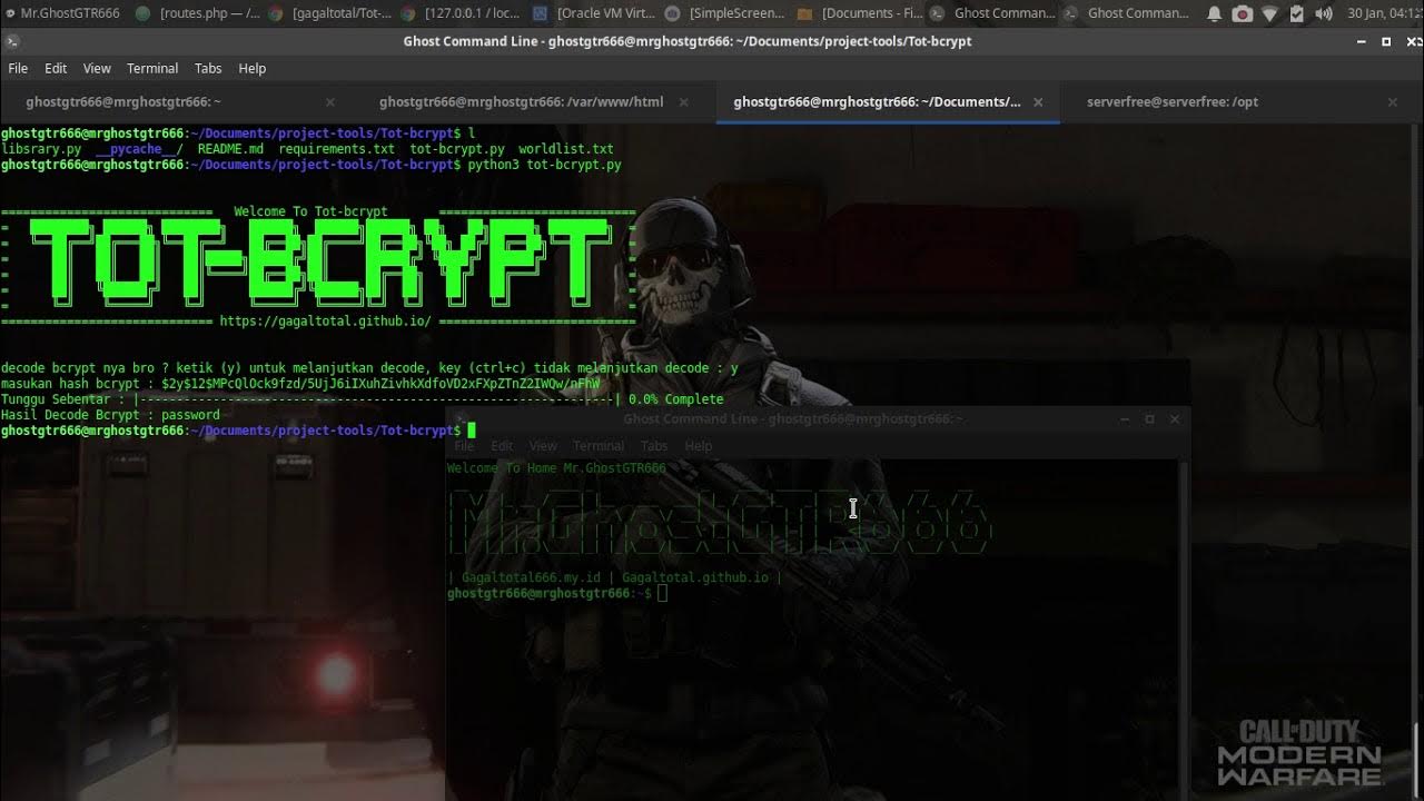 Demo Tot Bcrypt : Decode and Crack Bcrypt with GNU/Linux - YouTube