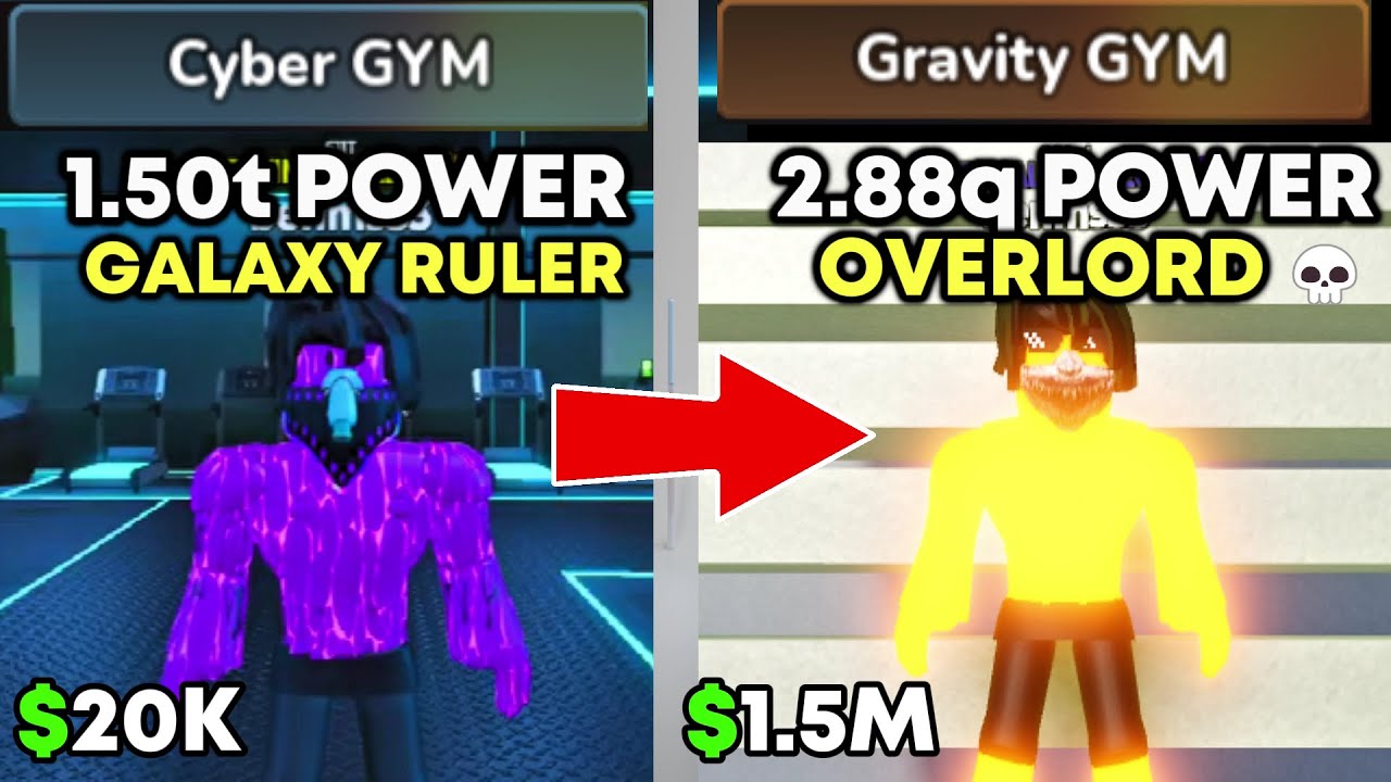 I UNLOCKED the new GRAVITY GYM in Roblox Gym League - YouTube