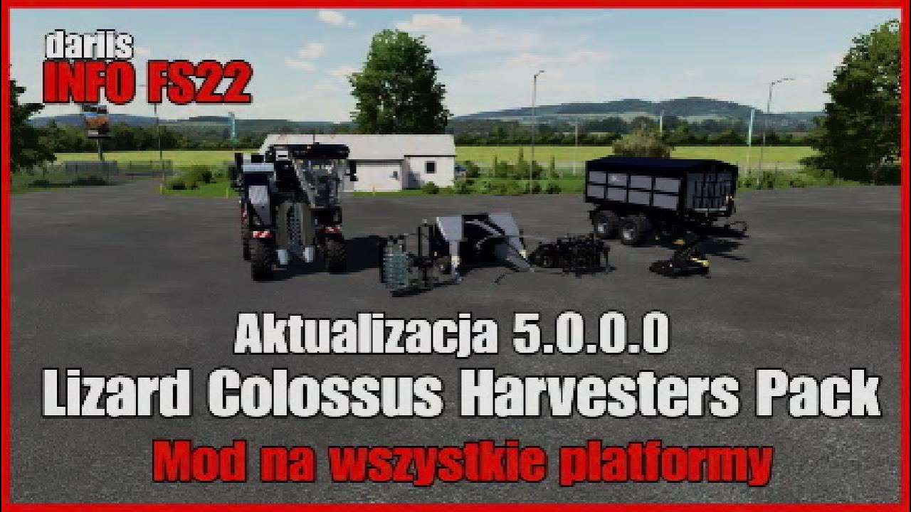 Lizard Colossus Harvesters Pack update, Info Farming Simulator 22 PS5 ...
