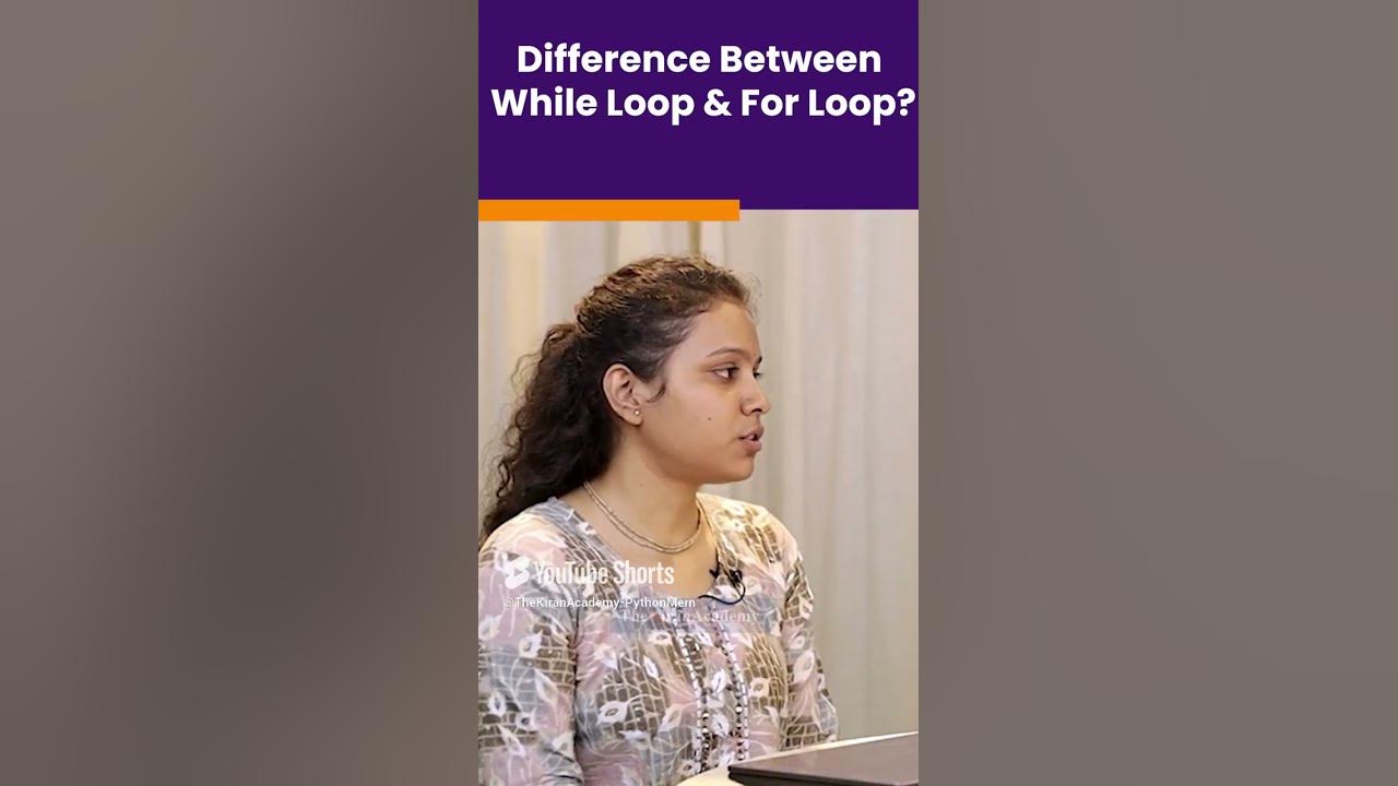 Python Mock Interview | Difference Between While Loop & For Loop? | #shorts #kiransir - YouTube