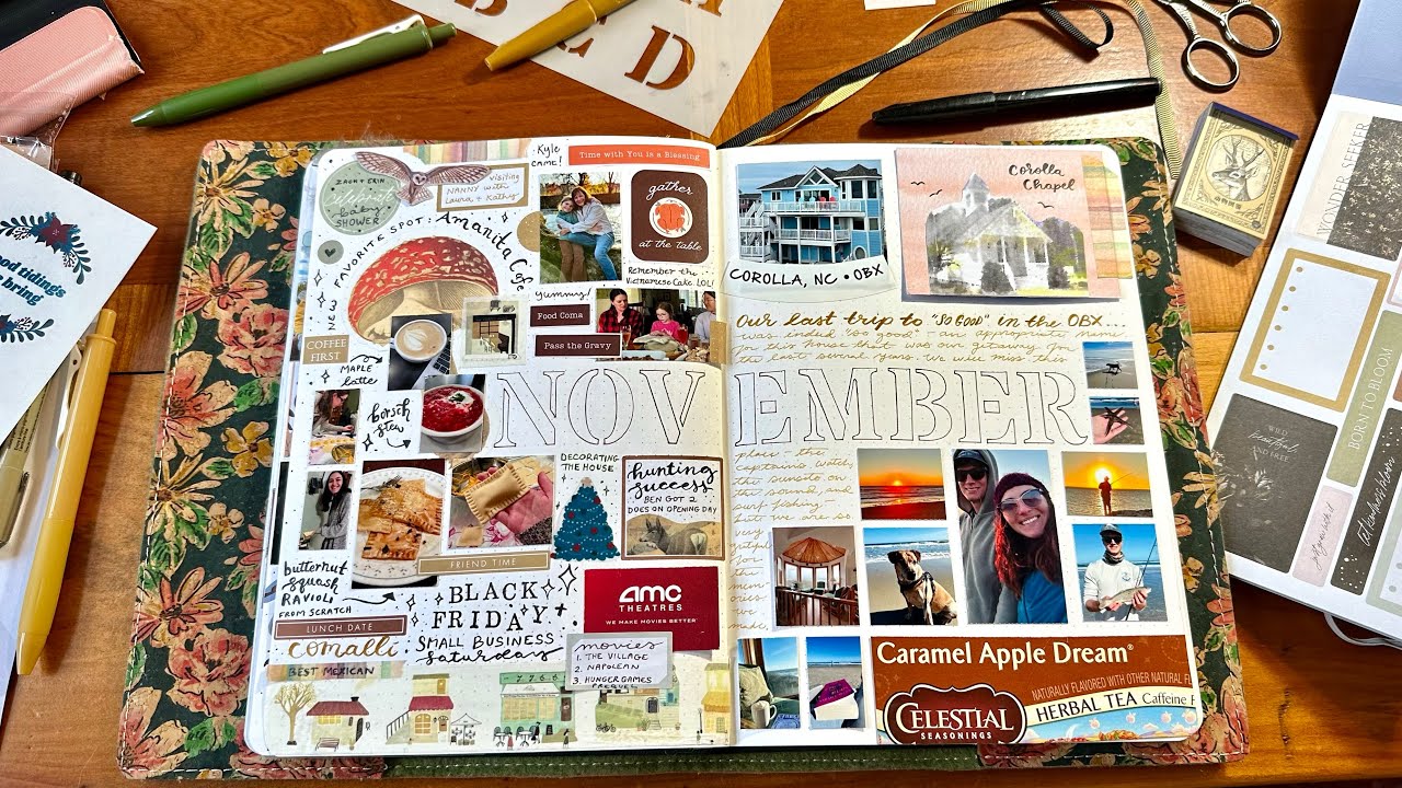 How I Monthly Journal - YouTube