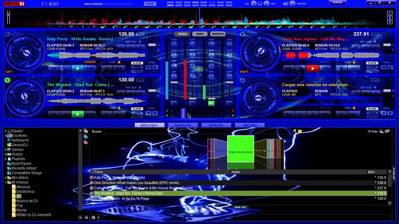 Skin electric Blue by Jonathan - YouTube