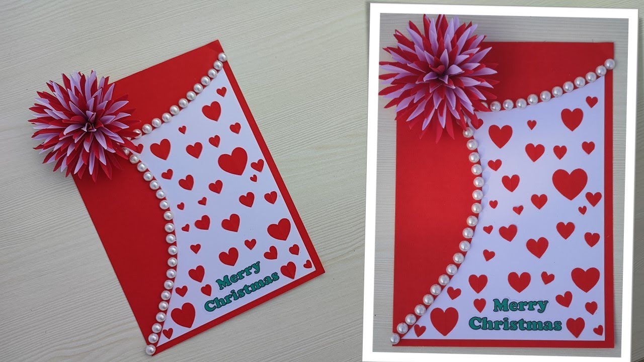 christmas greeting card making ideas | handmade christmas greeting card ...
