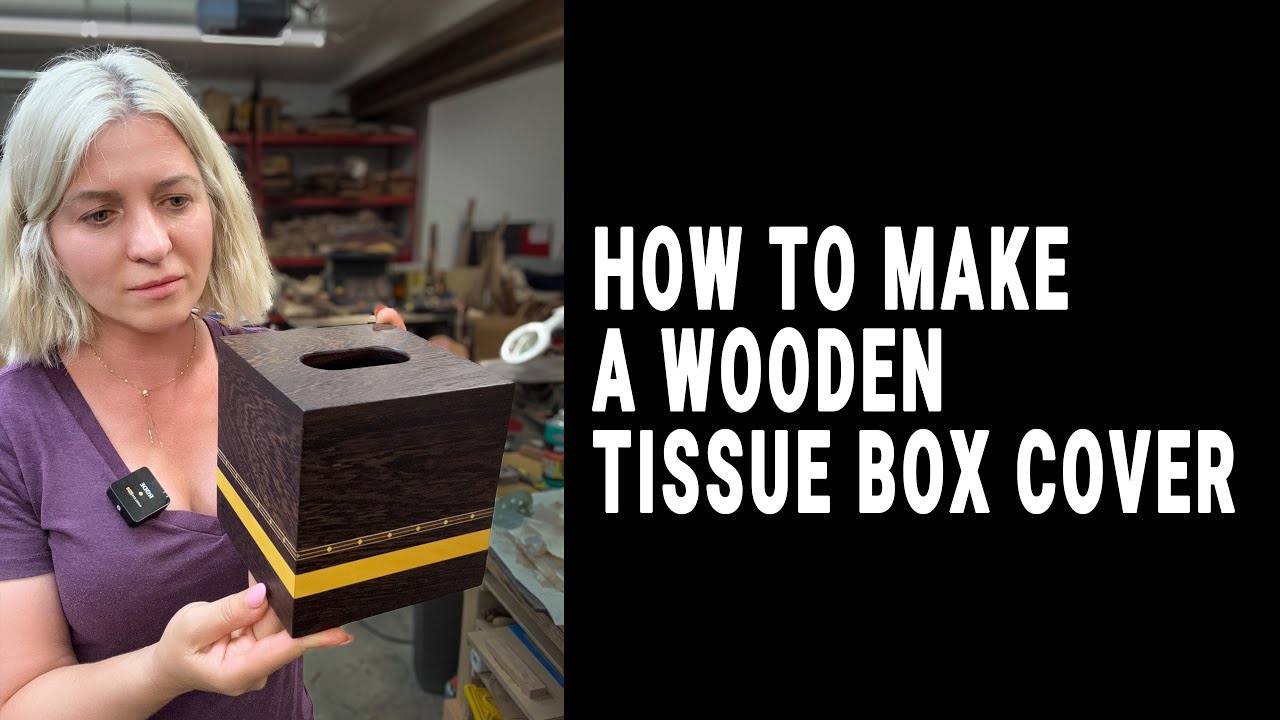 How to make a wooden tissue box cover. Woodworking projects that sell ...