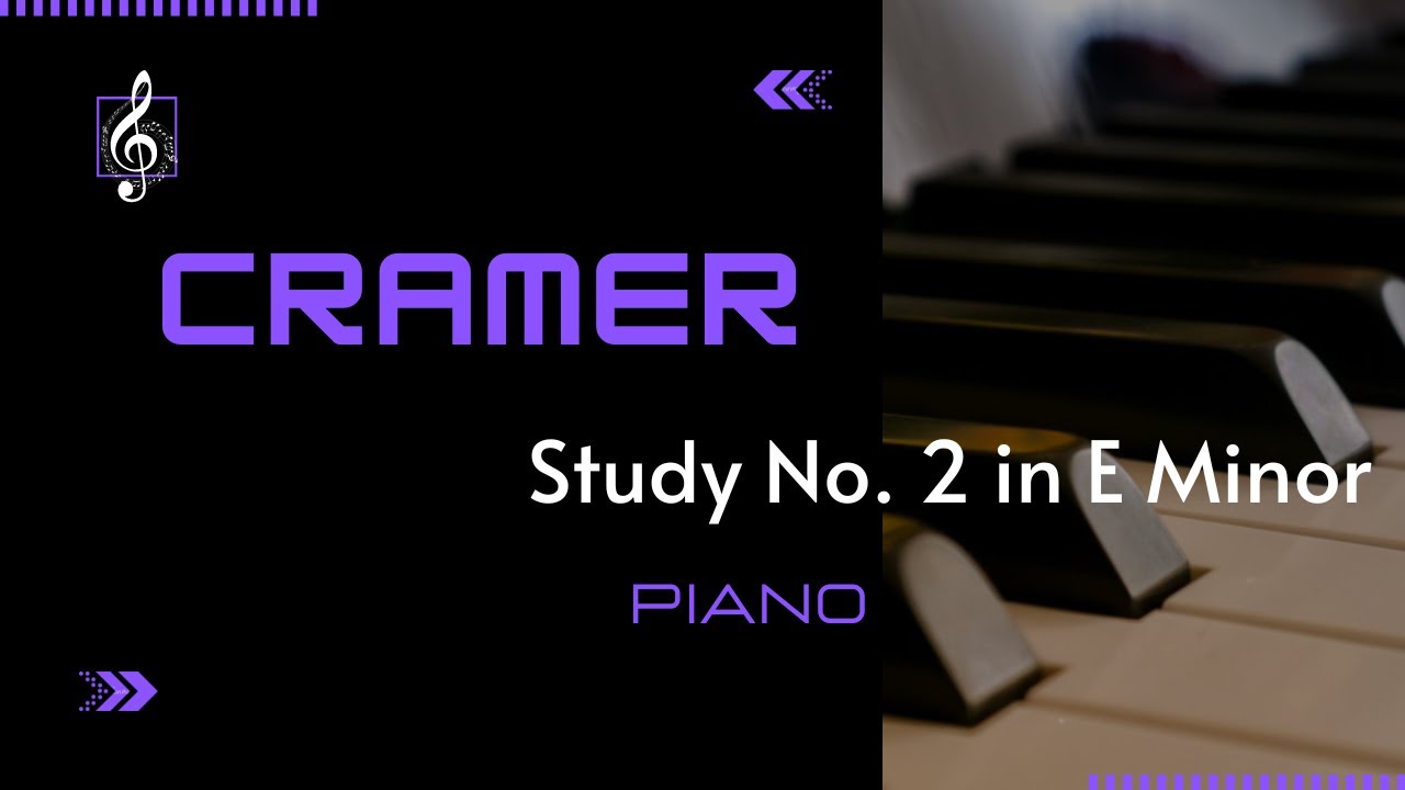 Johann Baptist Cramer - Cramer - Study No. 2 in E Minor for Advanced ...