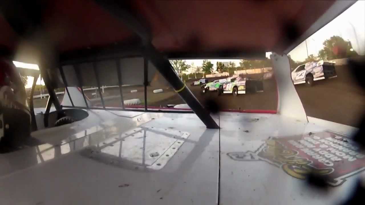 Zack VanderBeek USMTS Valley Speedway Heat Race In Car 04/20/12 - YouTube