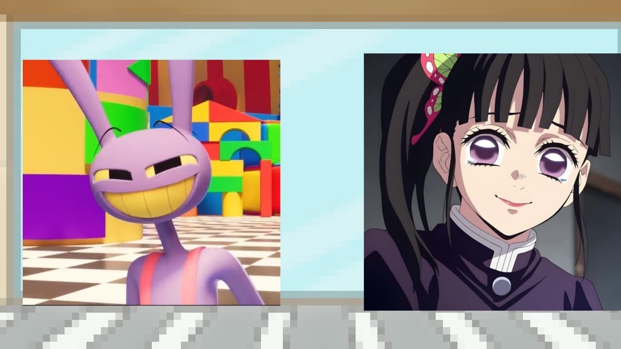 The amazing digital circus reacts to jax as Kanao tysuri( TDAC × demon ...