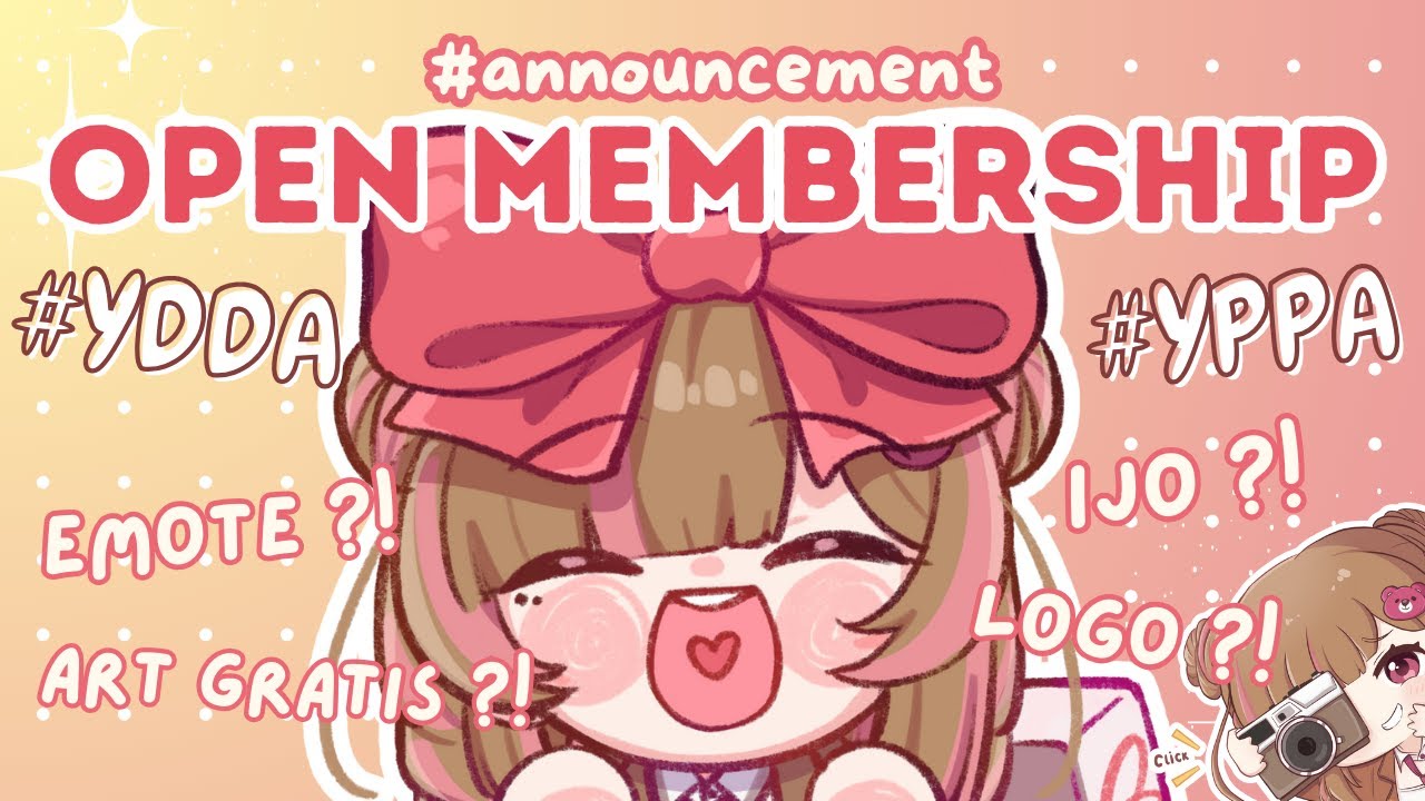 OPEN MEMBERSHIP 】apakah kamu tim #YPPA / #YDDA ? 🐻📸 - YouTube