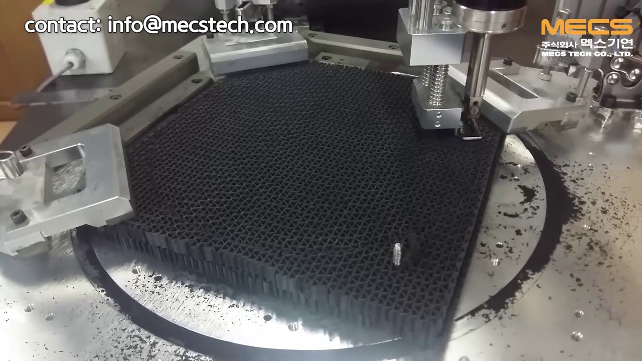 Ultrasonic Round Cutting Machine for Carbon Deodorizing Filter Cutting ...