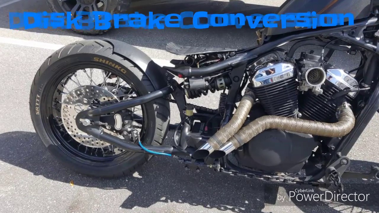 Honda Shadow Disk Brake Conversion - YouTube