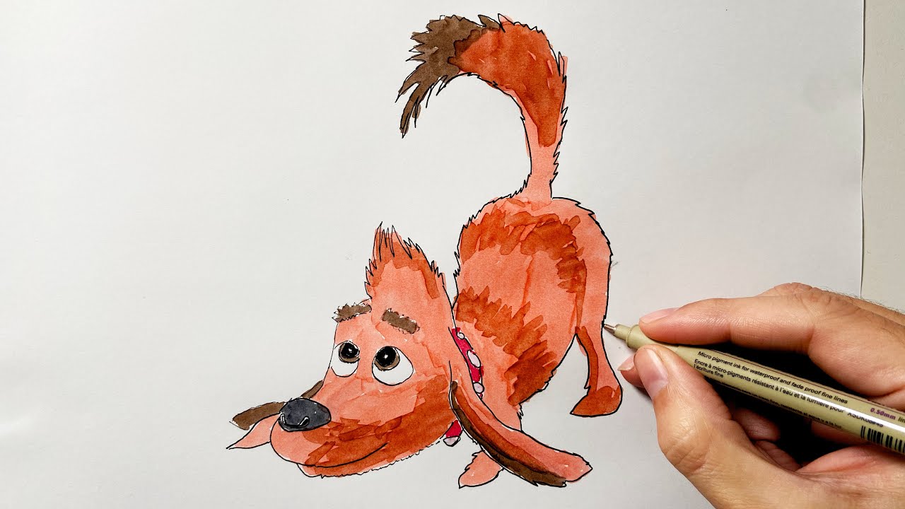 How to Draw Max From The Grinch - YouTube