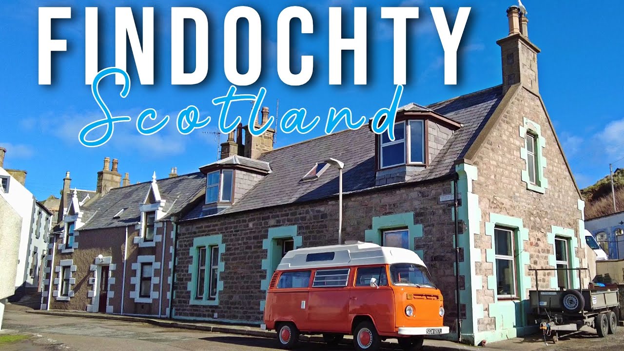Explore a Charming Scottish Village in Moray || Findochty Village WALK ...