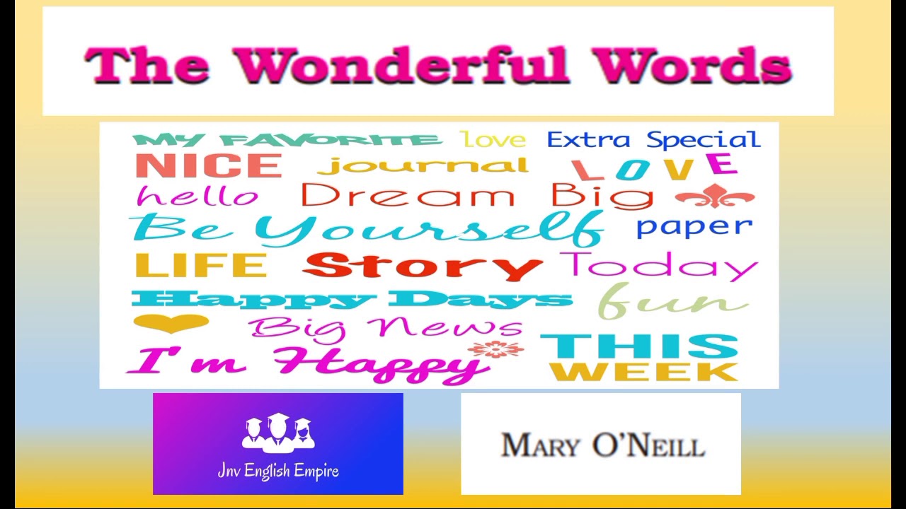 The Wonderful Words Class 6 YouTube the-wonderful-words-class-6-youtube