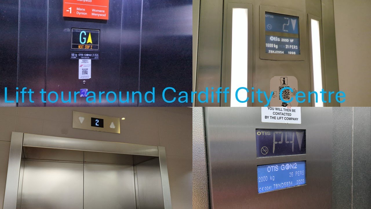 Lift Tour around Cardiff City Centre - YouTube
