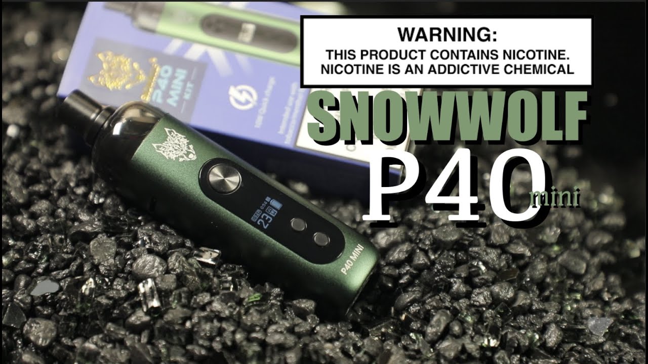 P40 Mini Pod Kit By SNOWWOLF ~Vape Pod Kit Review~ - YouTube